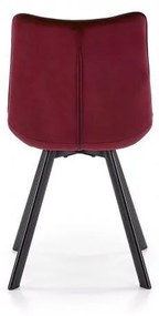 LuxuryForm Židle ORLEN VELUR - vínová