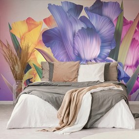 Samolepící tapeta květinová fantazie - 225x150 cm