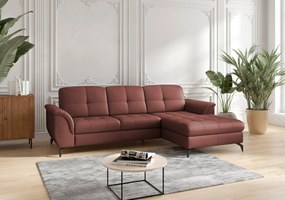 XXXLutz ROHOVÁ SEDAČKA, textil, kůže, červenohnědá Sit & More - Sedací soupravy - 000144016315