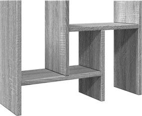 vidaXL Stolní organizér 34,5x15,5x35,5 cm kompozitní dřevo [848057] Barva: Bílá