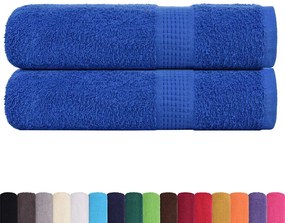 Ručníky FROGN 2 ks modré 100x150 cm 360 g/m² 136716
