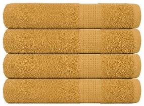 Saunové osušky FROGN 4 ks zlaté 80x200 cm 360 g/m² 136816
