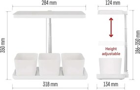LED Stmívatelná interiérová lampa pro pěstování rostlin GROW LED/7W/5V