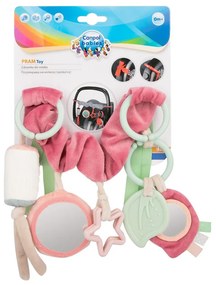 Canpol babies Závěsná hračka na kočárek Pastel Friends Růžová