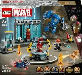 LEGO® Marvel 76315 Iron Man a jeho laboratoř: Síň brnění / Počet dílků