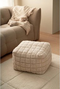 Krémový taburet Check – Ellos Home