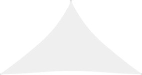 vidaXL Stínící plachta oxfordská látka trojúhelník 3,5x3,5x4,9 m [135120] Barva: Bílá