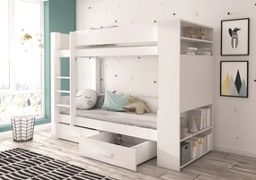 Dvoupodlažní postel pro dvě osoby GARET 200x90