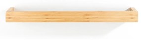Bambusový nástěnný držák na ručníky Wenko Light, šířka 60 cm