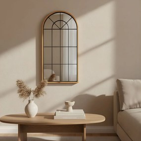 Velké dekorativní nástěnné zrcadlo ARCUS, 110 x 56 cm