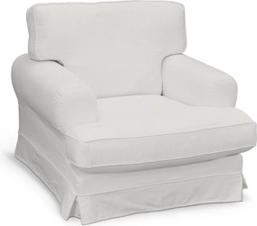 Potah na křeslo IKEA Ekeskog barva béžová látka pletený vzor
