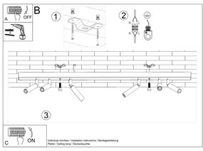 Sollux SL.0906 - Bodové svítidlo EYETECH 6xG9/12W/230V bílá