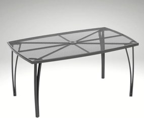 Vikio Zahradní kovový stůl 150x90cm V125 antracit