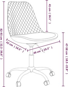vidaXL Otočné jídelní židle 2 ks textil [338399] Barva: světle šedá
