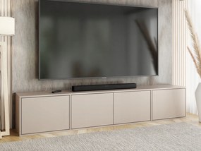 TV skříňka EDI 4 kašmír uzavřená TV skříňka s policí