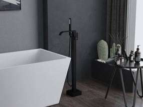 Mexen Lava, volně stojící vanová baterie, černá matná, 752433-70