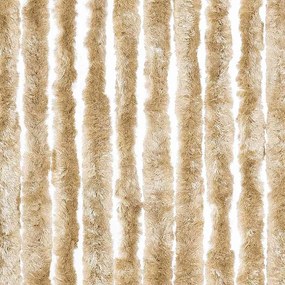 Závěs proti hmyzu béžový 90 x 200 cm Chenille 315136