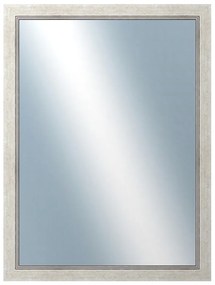 DANTIK - Zarámované zrcadlo - rozměr s rámem cca 60x80 cm z lišty CARRARA bílá (2896)