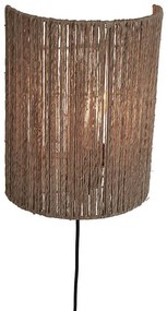 Nástěnná lampa gazuto 32 cm přírodní MUZZA