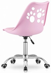 SUPPLIES PRINT otočná kancelářská židle - růžová barva