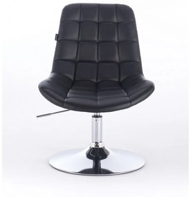 Židle PARIS na kulaté podstavě - černá