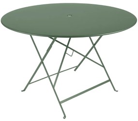 OnaDnes -20% Kaktusově zelený kovový skládací stůl Fermob Bistro Ø 117 cm