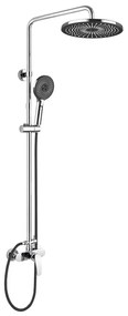 Mereo Eve sprchová baterie s talířovou kulatou sprchou, černá CBE60104SFE