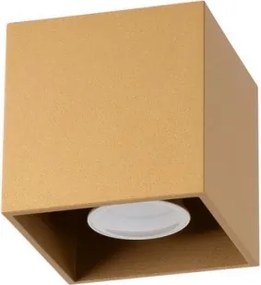 Stropní svítidlo SOLLUX QUAD 1 zlaté GU10 1x10W bez žárovky SL.1182