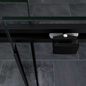 design sprchový kout RAVENA 18 - BLACK 100-140cm