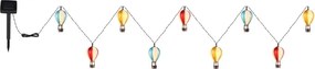 Globo 36139-9 - LED Solární řetěz 9xLED/0,06W/3V 390 cm IP44