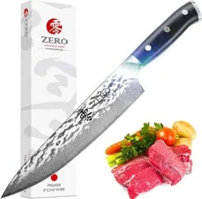 KozyGear KG 18054 Premier Kuchařský nůž černá / délka čepele 20 cm / 6
