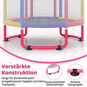 Costway 6 v 1 Dětská trampolína s ochrannou sítí a žárově pozinkovaným kovovým