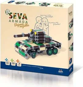 SEVA Stavebnice Armáda Bojová vozidla / 436 dílků / od 6 let