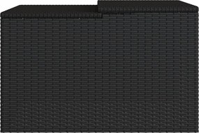 vidaXL Garáž pro robotickou sekačku 86x90x52/57 cm polyratan [365404] Barva: Hnědá