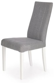 Jídelní židle DIEGO Halmar Bílá / šedá (INARI 91)