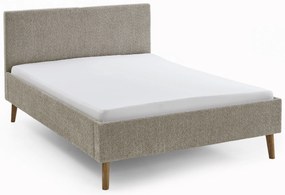 MEISE MÖBEL Čalouněná postel KRETA 140x200cm taupe 2162-10-3000