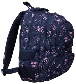 St.RIGHT Školní batoh čtyřkomorový Emoji