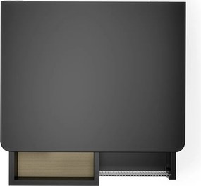 Matně černý dřevěný koupelnový organizér Malibu – Umbra