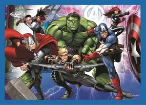 Trefl - Puzzle - Stateční Avengers 4v1 / 35|48|54|70 / 28.5 x 20x5 cm