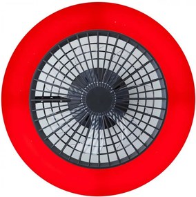 Brilliant G60020/06  Stmívatelné LED svítidlo SALERNO ČERNÉ &amp; reverzn VENTILÁTOR + funkce LED