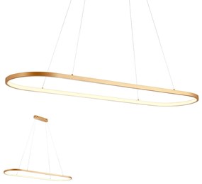 Redo 01-2527 závěsné LED svítidlo stmívatelné Lap bronz, 50W, 3000K, 120cm