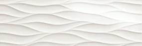 Keramický obklad Lumina curve white gloss 25x75