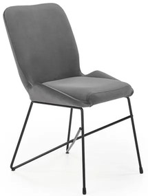 HALMAR K454 židle šedá