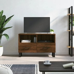 vidaXL TV skříňka 80 x 36 x 50 cm kompozitní dřevo [828996] Barva: hnědý dub
