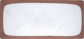 Jersey prostěradlo karamelové na výšku matrace do 20 cm Velikost: 60 x 120
