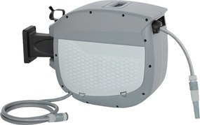 Outsunny Hadicový naviják se zahradní hadicí 30 m, otočný o 180° Box na hadici s automatickým navíjením Samosvorný