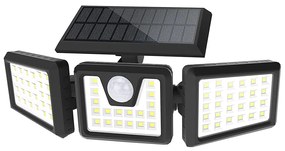 3 panelové solární svítidlo s otočným pólem