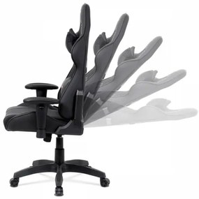 Kancelářská židle houpací černá Karbon KA-F03 BK