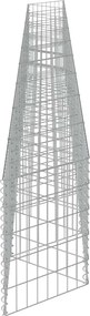 Gabionová zeď z pozinkované oceli 630 x 30 x 50 cm 143574