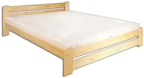 Drewmax Dřevěná postel 140x200 LK118 olše